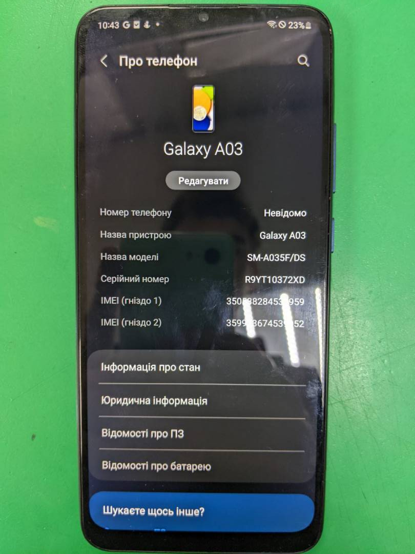 Купити Мобільний телефон Samsung galaxy a03 sm-a035f 4/64gb 01 ...